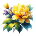 DOPASTICKER Car Sticker Spring Flower Sticker Phone Sticker, Latop ...