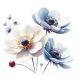 DOPASTICKER Car Sticker Spring Flower Sticker Phone Sticker, Latop ...