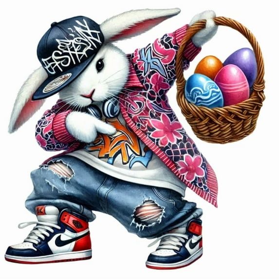 DOPASTICKER Car Sticker Tuning Car Egg Day Bunny Rear Window Phone ...