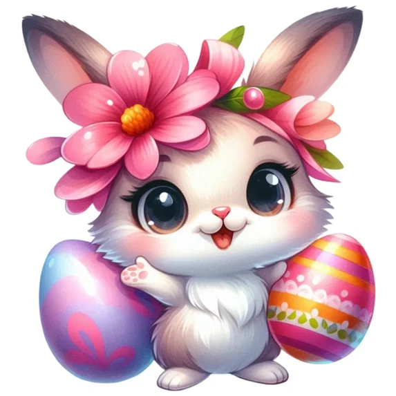 DOPASTICKER Car Sticker Tuning Car Egg Day Bunny Rear Window Phone ...