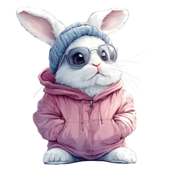 DOPASTICKER Car Sticker Tuning Car Egg Day Bunny Rear Window Phone ...