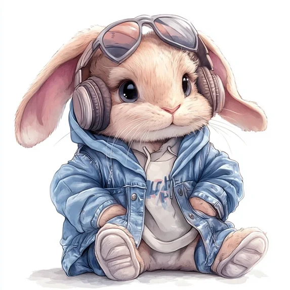 DOPASTICKER Car Sticker Tuning Car Egg Day Bunny Rear Window Phone ...