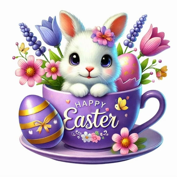 DOPASTICKER Car Sticker Tuning Car Egg Day Bunny Rear Window Phone ...