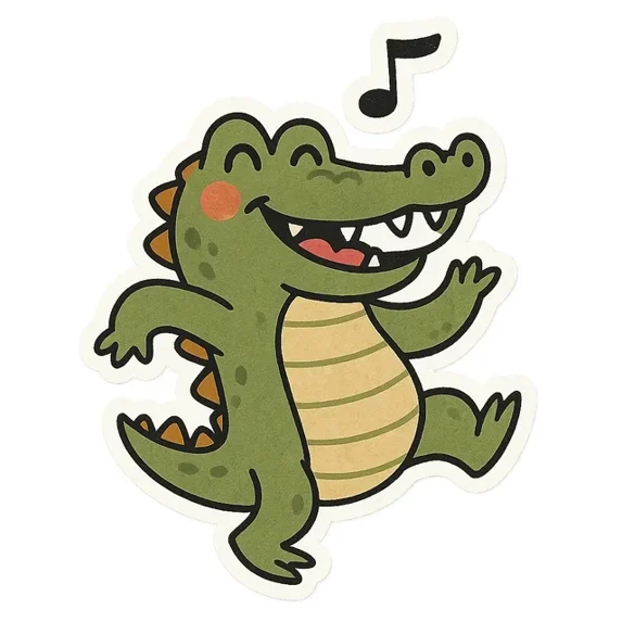 DOPASTICKER Car Sticker Tuning Car Rear Window Crocodile Phone Sticker ...