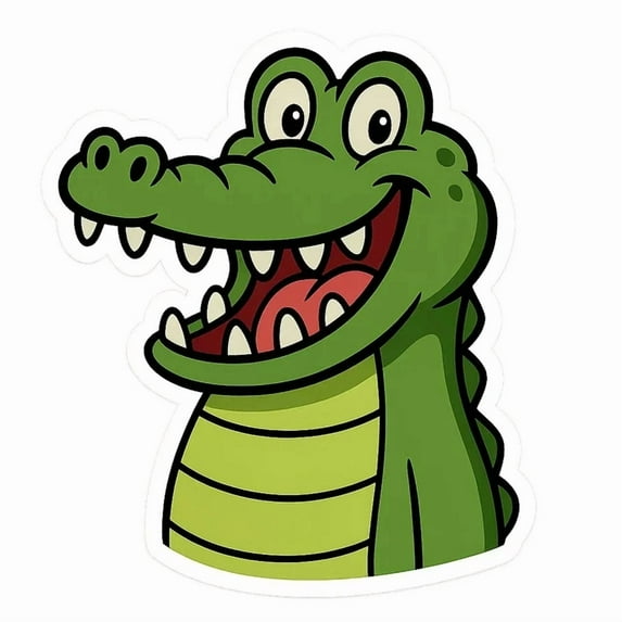 DOPASTICKER Car Sticker Tuning Car Rear Window Crocodile Phone Sticker ...
