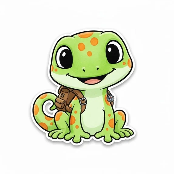 DOPASTICKER Car Sticker Tuning Car Rear Window Gecko Phone Sticker ...