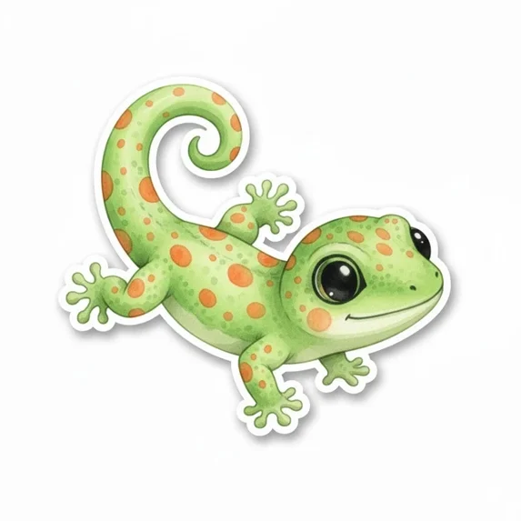 DOPASTICKER Car Sticker Tuning Car Rear Window Gecko Phone Sticker ...