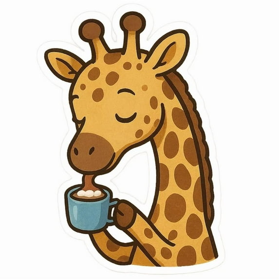 DOPASTICKER Car Sticker Tuning Car Rear Window Giraffe Phone Sticker ...