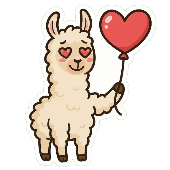 DOPASTICKER Car Sticker Tuning Car Rear Window Llama Phone Sticker ...