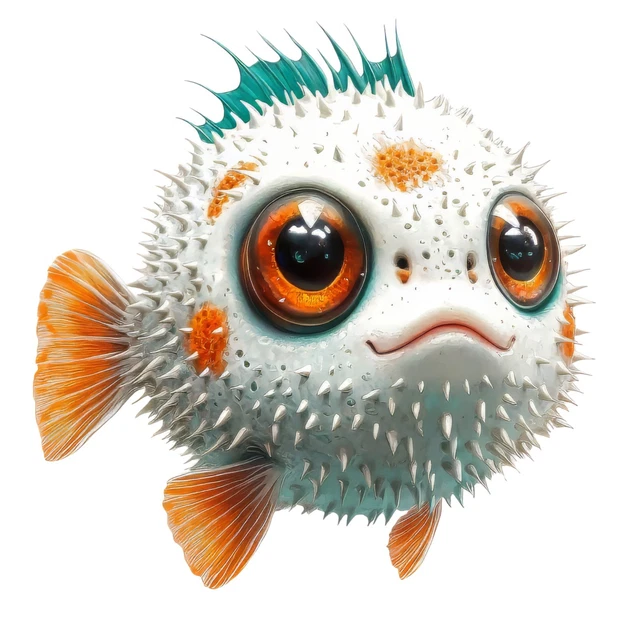 DOPASTICKER Car Sticker Tuning Car Rear Window Puffer Fish Phone ...