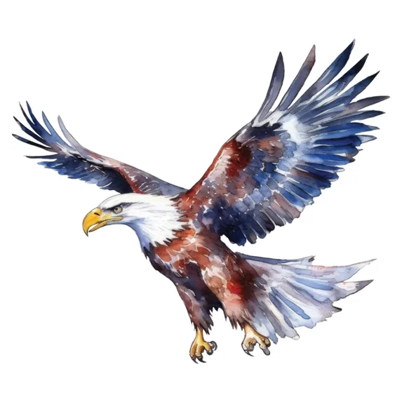 DOPASTICKER Car Sticker Usa Eagle Sticker Phone Sticker, Latop Sticker ...