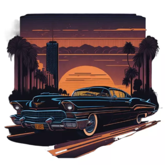 DOPASTICKER Car Sticker Vintage Muscle Classic Retro Summer Heat ...