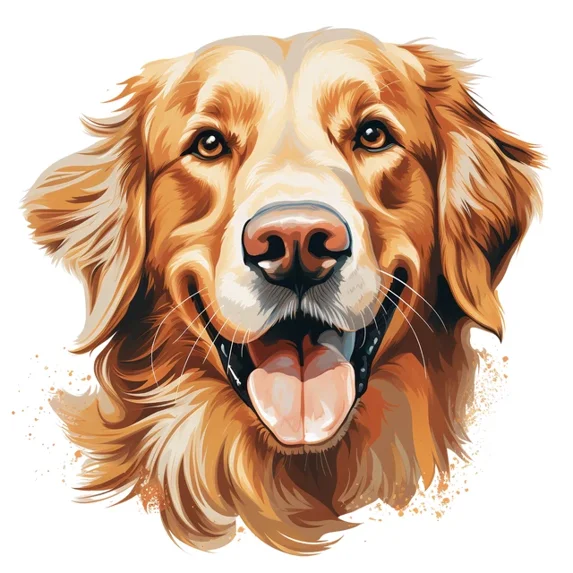 DOPASTICKER Car Sticker Watercolor Dog Sticker Phone Sticker, Latop ...