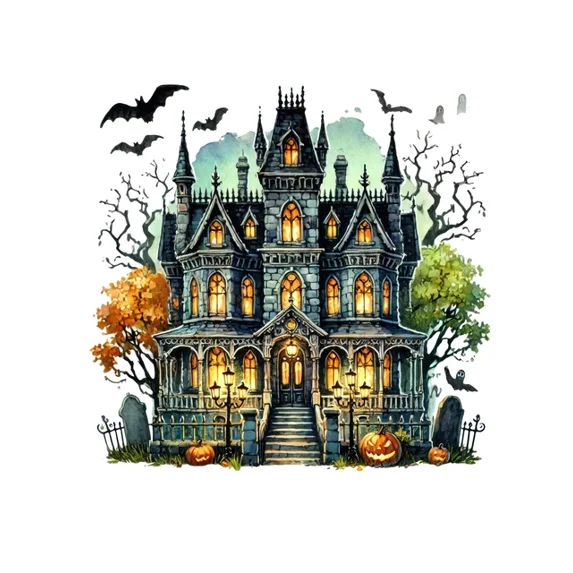 DOPASTICKER Car Sticker Watercolor Horror Sticker Phone Sticker, Latop ...
