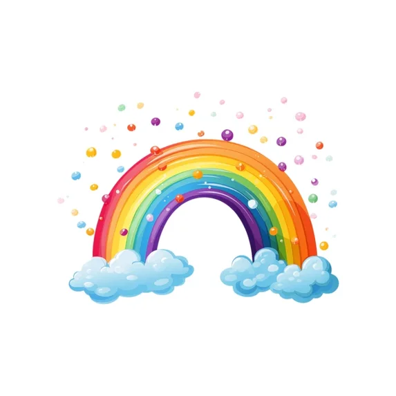 DOPASTICKER Car Sticker Watercolor Rainbow Sticker Phone Sticker, Latop ...