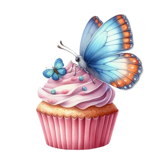 DOPASTICKER Car Sticker Watercolor Spring Butterfly Sticker Phone ...