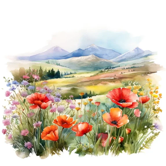DOPASTICKER Car Sticker Wildflowers Sticker Phone Sticker, Latop ...