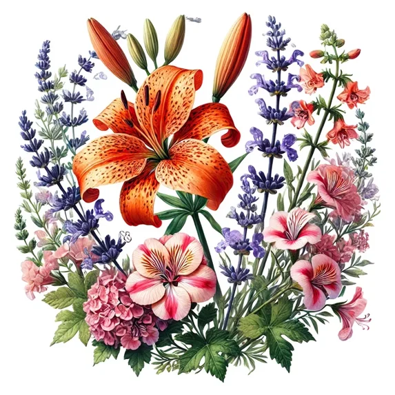 DOPASTICKER Car Sticker Wildflowers Sticker Phone Sticker, Latop ...