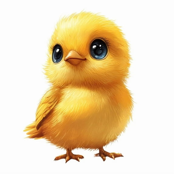 DOPASTICKER Car Sticker Yellow Chick Sticker Phone Sticker, Latop ...