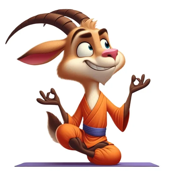 DOPASTICKER Car Sticker Yoga Animal Sticker Phone Sticker, Latop ...