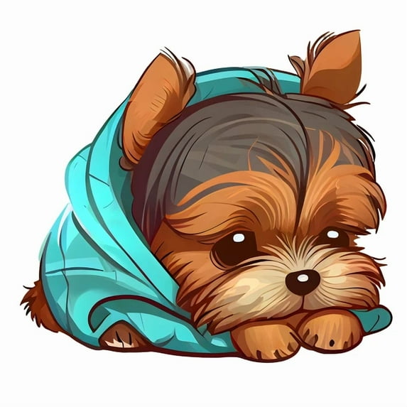 DOPASTICKER Car Sticker Yorkshire Terrier Car Sticker Dogs Sticker ...