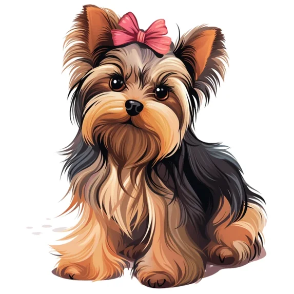 DOPASTICKER Car Sticker Yorkshire Terrier Car Sticker Dogs Sticker ...