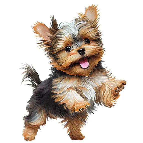 DOPASTICKER Car Sticker Yorkshire Terrier Car Sticker Dogs Sticker ...