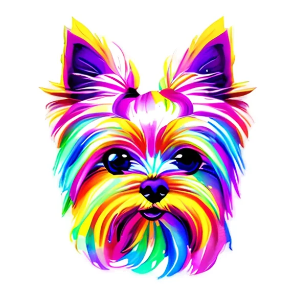 DOPASTICKER Car Sticker Yorkshire Terrier Car Sticker Dogs Sticker ...