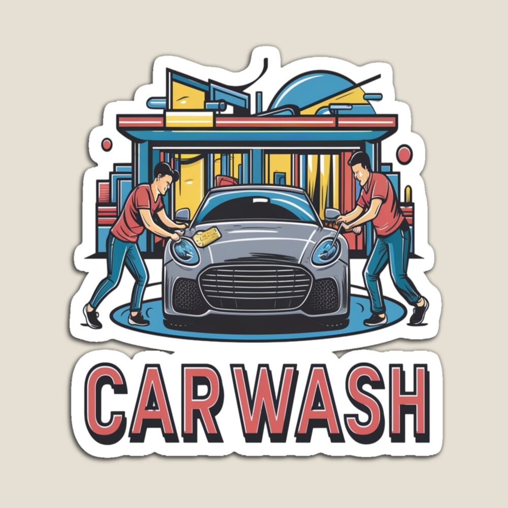 DOPASTICKER Car Wash Sticker Hot Trending Stickers Phone Decal Water ...