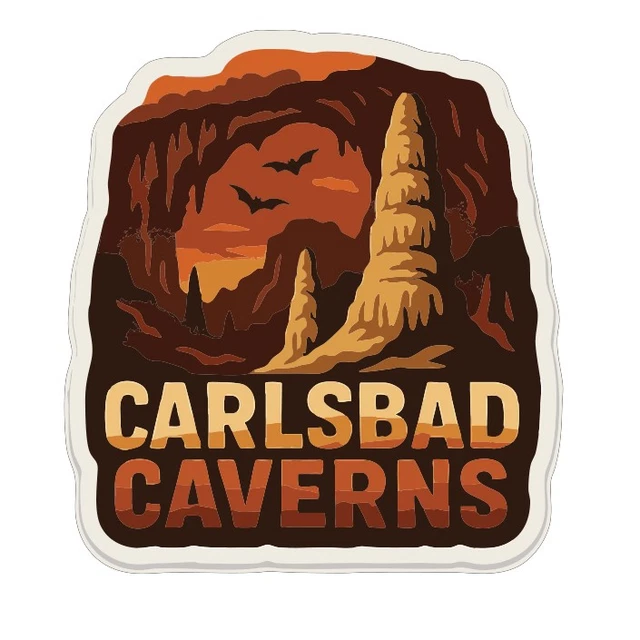 DOPASTICKER Carlsbad Caverns National Park Decal Sticker - Us National ...