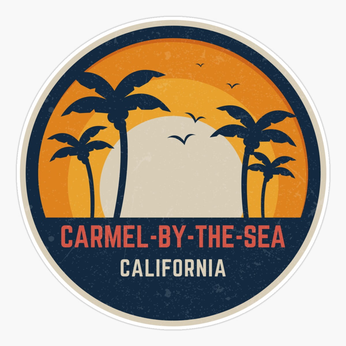 DOPASTICKER Carmel-By-The-Sea California Sticker, Phone Sticker Car ...