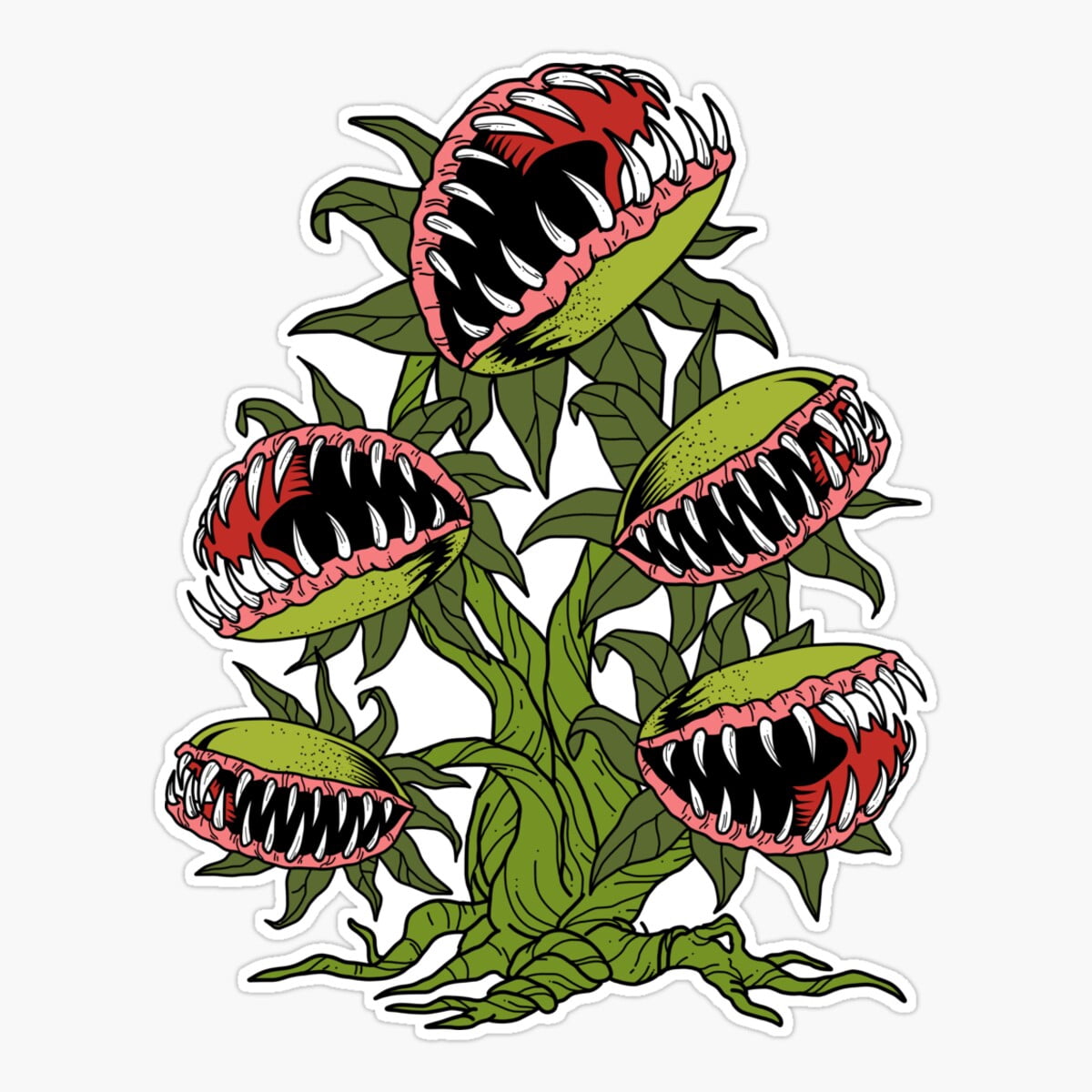 DOPASTICKER Carnivorous Plant Gifts Monster Venus Fly Trap Sticker ...