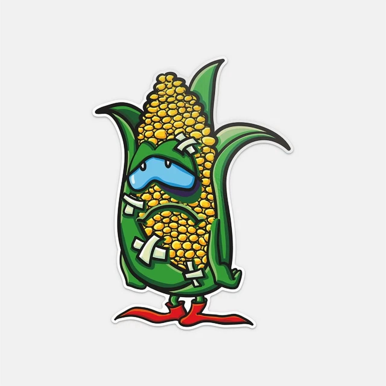 DOPASTICKER Cartoon Corn Sticker Decal Phone Decal Water Bottle ...