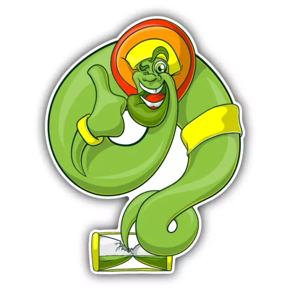 DOPASTICKER Cartoon Genie Rastaman Car Sticker Phone Decal Water Bottle ...