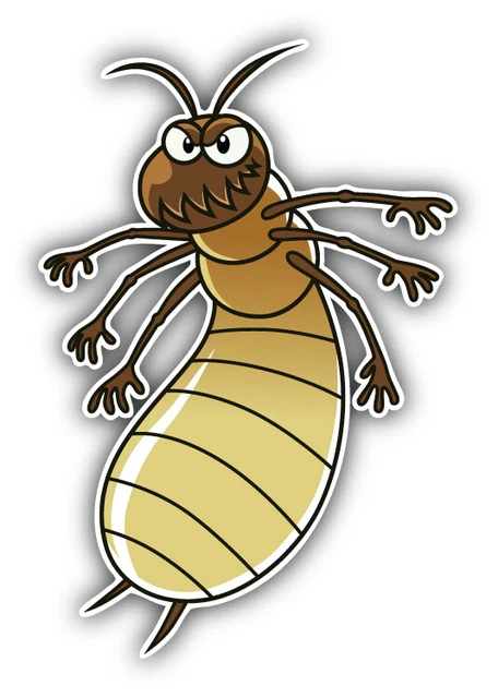 DOPASTICKER Cartoon Termite Sticker Decal Phone Decal Water Bottle ...