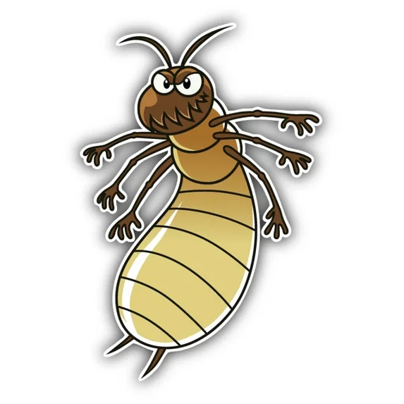 DOPASTICKER Cartoon Termite Sticker Decal Phone Decal Water Bottle ...