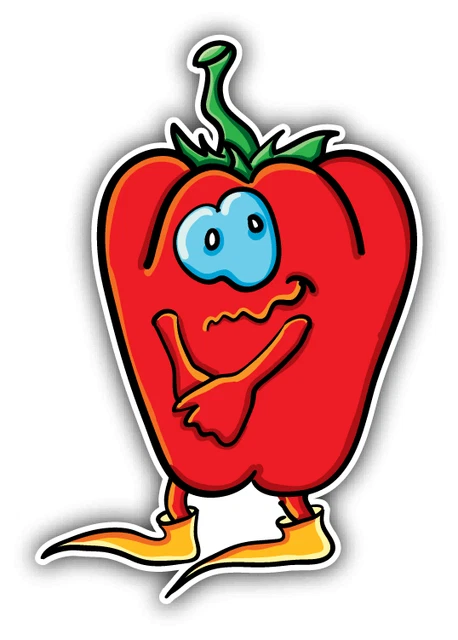DOPASTICKER Cartoon Tomato Car Sticker Phone Decal Water Bottle ...