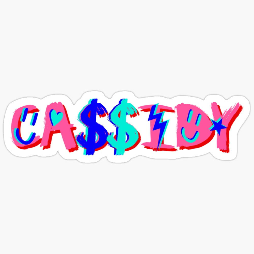 DOPASTICKER Cassidy Name - Perfect Birthday Gift Everyone Phone Decal ...
