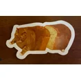 DOPASTICKER Cat Bread Sticker Loaf Orange Loafing Sticker Phone Sticker ...