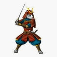 DOPASTICKER Cat Japanese Samurai Ninja Sticker, Phone Sticker Car ...