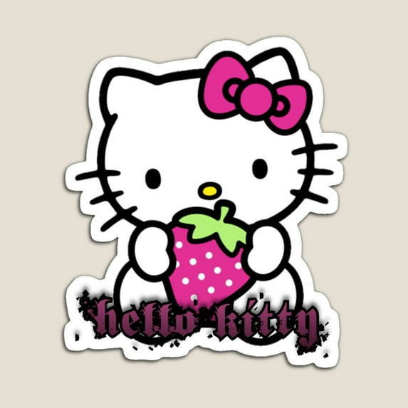 DOPASTICKER Cat Kitty Goth Font Text Decorative Laptop, Phone Stickers ...