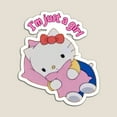 DOPASTICKER Cat Kitty Iã¢Â‚¬Â„¢M Just A Girl Decorative Laptop, Phone ...