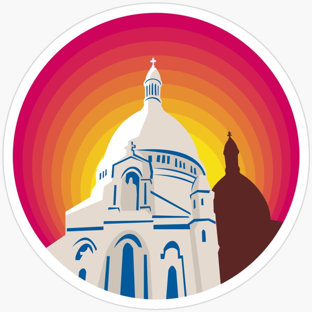 DOPASTICKER Catholic Church Dome Circle Wpa Sticker Phone Decal Water ...
