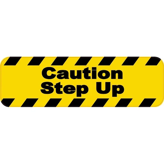DOPASTICKER Caution Step Up Sticker Phone Sticker, Latop Sticker, Lover ...