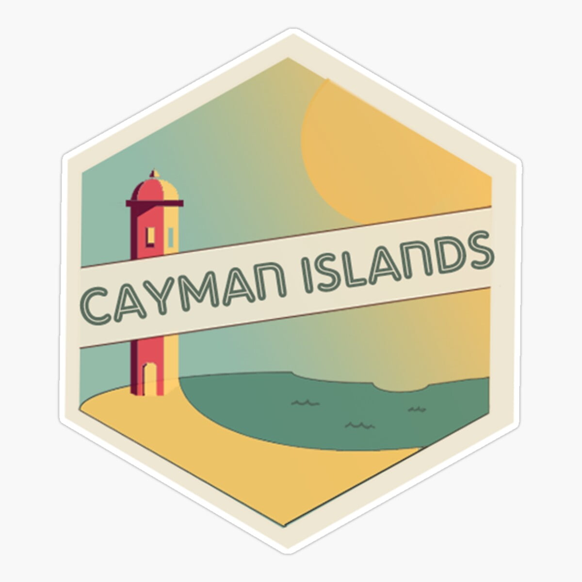 DOPASTICKER Cayman Islands Sticker, Phone Sticker Car Stickers ...