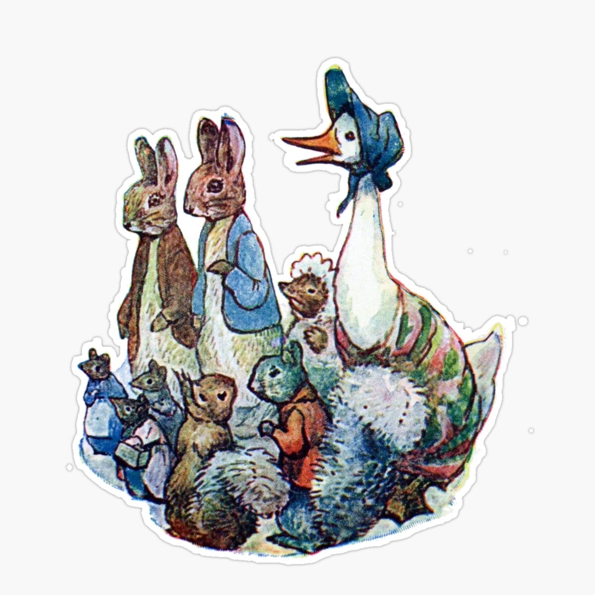 DOPASTICKER Cecily Parson'S Nursery Rhymes, Beatrix Potter Sticker ...