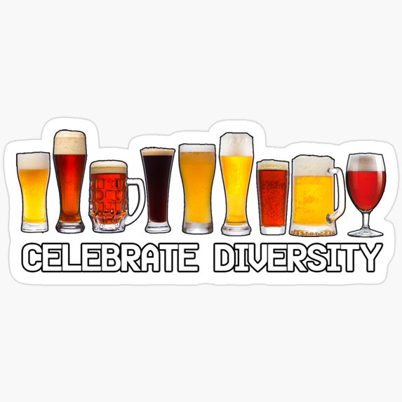 DOPASTICKER Celebrate Diversity Sticker. Gift You - Decorate Laptops ...