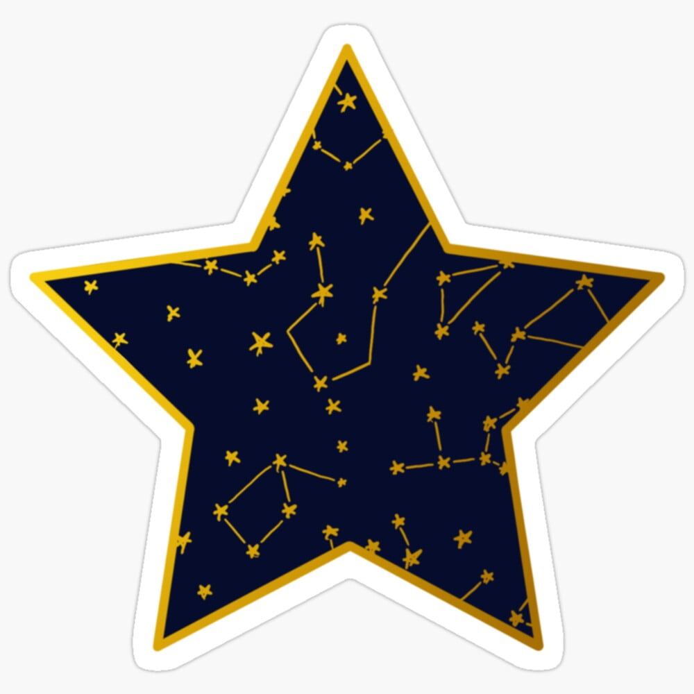 DOPASTICKER Celestial Star Sticker Phone Decal Water Bottle Stickers ...