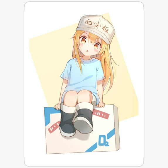 DOPASTICKER Cells At Work - Platelet Sticker Phone Decal Water Bottle ...