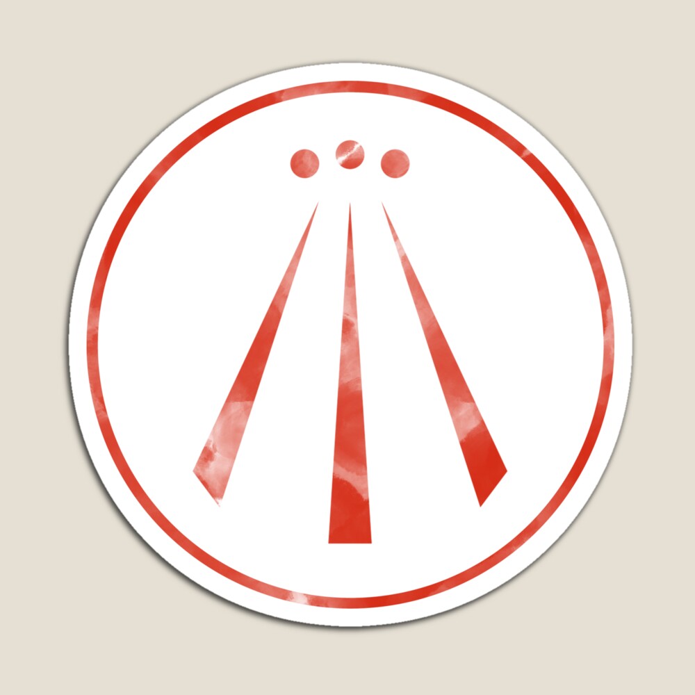 DOPASTICKER Celtic Awen The Three Rays Of Light 4 Sticker Decorative ...